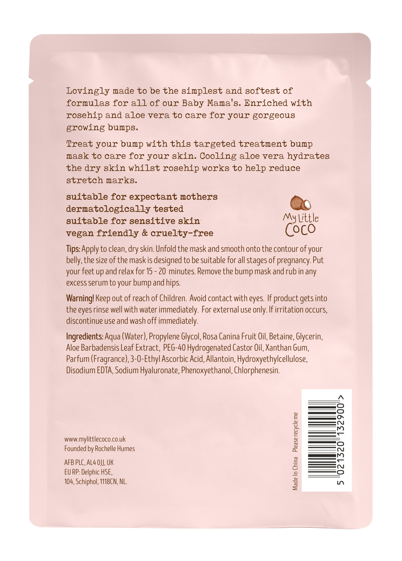 BABY MAMA Hydrating Bump Sheet Mask - My Little Coco